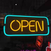 China Open neon sign brightness business shop open custom led neon sign for sale