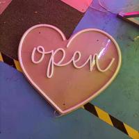 China Open neon sign brightness business shop open custom led neon sign for sale