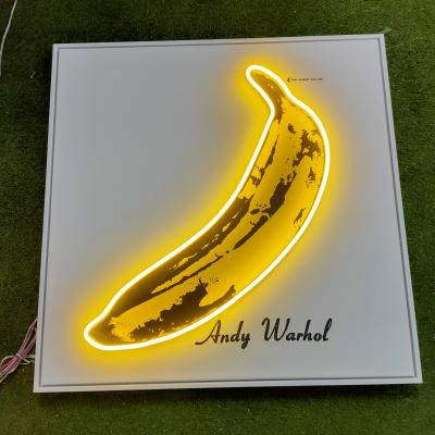 China Banana AC240V Cuttable Neon Sign Uv Resistant No Fragile Energy Saving for sale
