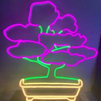 China Acrylic Plate Cuttable LED Neon Sign Business Gift AC100V Dimmable No Fragile for sale