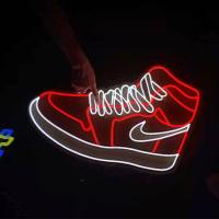 China Vasten Custom Shoes Neon Signs Sneakers 8mm Silica Gel Ac100v for sale