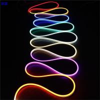 China 5m / 16.4ft Music Sync Led Neon Flex 12v Rgb Mini Strip Lights for sale