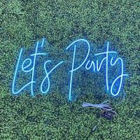 China Vasten Let'S Party Love Wedding Custom Neon Signs Handmade for sale