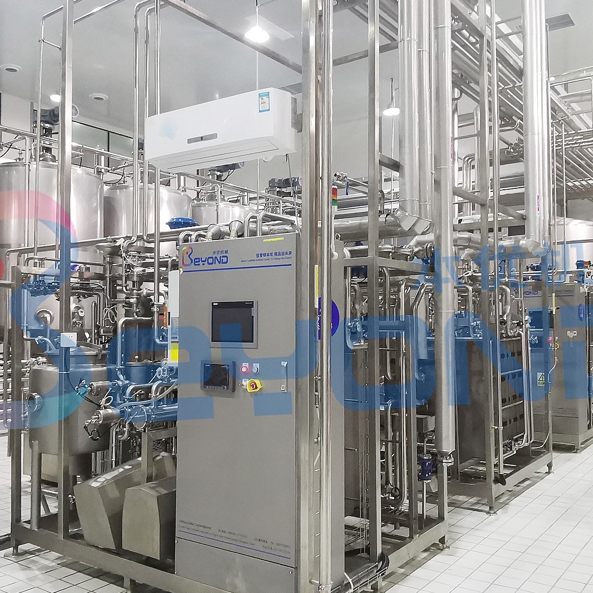 Milk pasteurization process