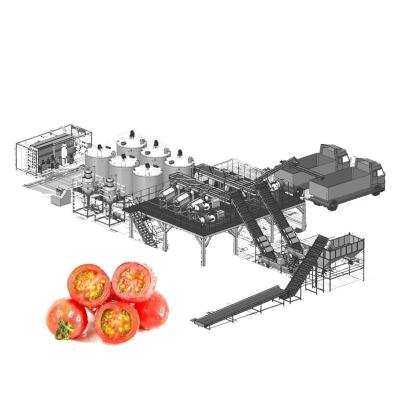 China Energy Saving Tomato Processing Line 2-50T/H for Jam Making for sale