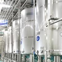 China Stainless Steel Beverage Mixing Tank 1000L-100000L Industrial Storage Tank for sale