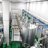 China Syrup Preparation Automatic Industrial Mixing Tank With Agitator for sale