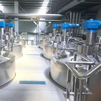 China Automatic Stainless Steel Tanks Industrial For Milk Wing Agitator for sale