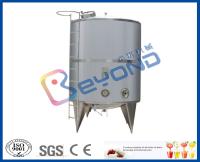 China Single Layer Stainless Steel Milk Storage Tank 500-15000L SGS CE ISO9001 for sale