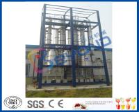 China Continuous Feeding Multiple Effect Falling Film Evaporator 3000-50000kg/h with CIP Cleaning for sale