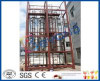 China Continuous Feeding Multiple Effect Falling Film Evaporator 3000-50000kg/h with CIP Cleaning for sale