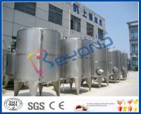 China Single Layer Stainless Steel Milk Storage Tank 500-15000L SGS CE ISO9001 for sale
