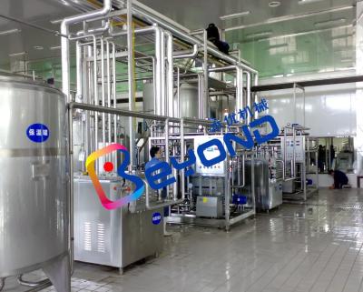 China Pasteurized Milk Production Line 5-300TPD with Plastic Pouch Packaging Machine for sale