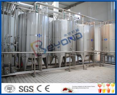 China 2000LPH Industrial Greek Yogurt Making Equipment 150-600kW Stainless Steel Dairy Line for sale