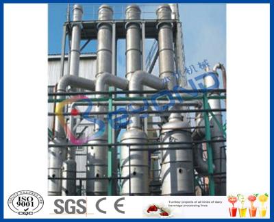 China 25TPH 4-Effect 5-Flow Falling Film Evaporator for Clear Apple Juice Concentration for sale