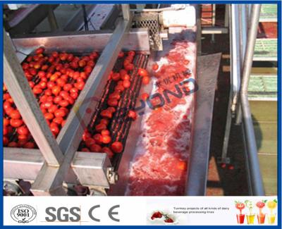 China Full Automatic Tomato Processing Line 2-50T/H Capacity Hot Cold Break System ISO CE for sale