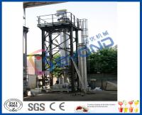 China High Efficient Thin Film Multiple Effect Evaporator 100kg/m2 HR Centrifugal Scraped Film Design for sale