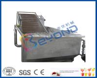 China Industrial Fruit Vegetable Bubble Washing Machine 3000mm Step-less Speed Adjustable SUS304 for sale