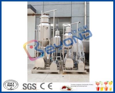 China SGS Milk Degasser Vacuum Degassing System 3-10 T/H Flash Evaporation for Odor Removal for sale