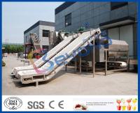 China Fruit Conveying Machine for Juice Processing Plant 0.1-0.4m/s Adjustable Speed for sale