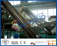 China Fruit Conveying Machine for Juice Processing Plant 0.1-0.4m/s Adjustable Speed for sale