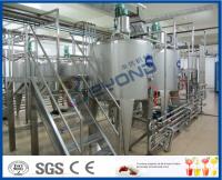 China 50TPD Dairy Processing Plant Stainless Steel Fermentation Tanks Yogurt Ice Cream Production Line for sale