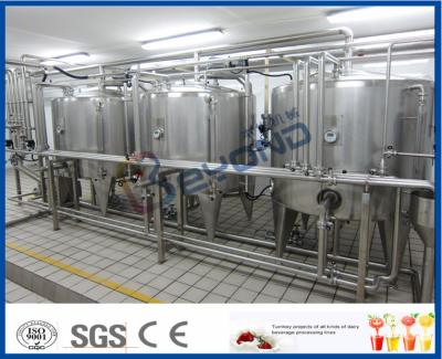 China Full Auto UHT Milk Processing Line , Dairy Milk Processing Plant Milk Production Equipment for sale