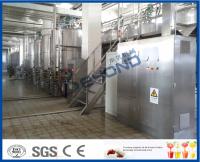 China ISO 10000LPD stirred Industrial Yogurt Making Machine with plastic containers or cups package for sale