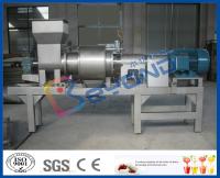 China Single Stage Fruit Pulping Machine 2 T/H Stainless Steel Mango Orange Juice Squeezer for sale