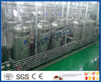 China Tubular UHT Sterilizing Mango Processing Line with Aseptic Filling Machine 5-50T/H for sale