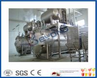 China Industrial Dairy Milk Pasteurization Equipment 0.6MPa Bottle Steam Sterilizer 1100mm Retort for sale