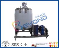 China Stainless Steel Milk Cooling Tank 500L to 20000L for Fresh Milk Storage for sale