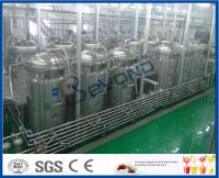 China Fruit Juice Processing Line 2T to 1000T per Day with Full Auto CIP Cleaning for sale