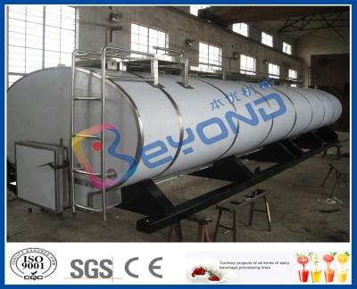China SUS304 Stainless Steel Milk Transport Tanker Truck 5000L to 20000L Insulated for sale