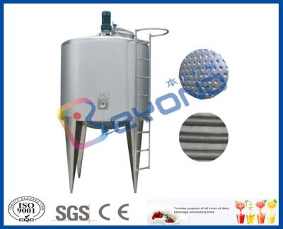 China Insulation Coil Type Miller Jacket Stainless Steel Tank 500L-15000L CE ISO9001 for sale