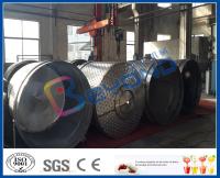 China Insulation Coil Type Miller Jacket Stainless Steel Tank 500L-15000L CE ISO9001 for sale