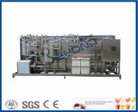 China Hot Filling Sterilizer Milk Pasteurization Equipment Automatic / Semi Auto Control for sale