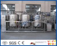 China Full Automatic Temperature Control PLC CIP Cleaning System 4 Tanks 3000L 5000L for sale
