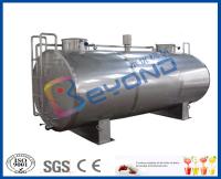 China SUS316L Horizontal Milk Transport Tank Insulated 1000L to 8000L Capacity for sale