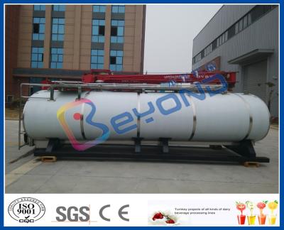 China Food Grade Stainless Steel Milk Transport Tank 2000L to 20000L Insulated CIP for sale