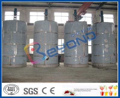 China Large Outdoor Milk Storage Tank 15000L to 120000L Stainless Steel SUS304 SUS316L for sale