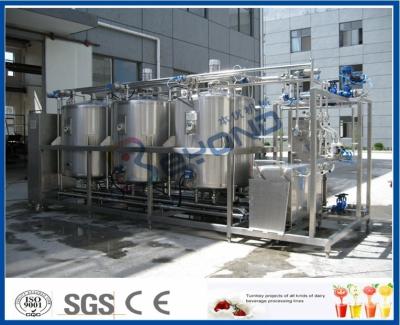 China 1000L-10000L CIP Cleaning System 4 Tank Double Circuits for Dairy Beverage Processing for sale