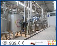 China PLC UHT Milk Processing Line For High Temperature Pasteurized Soy Milk / Organic Milk / Milk Products for sale