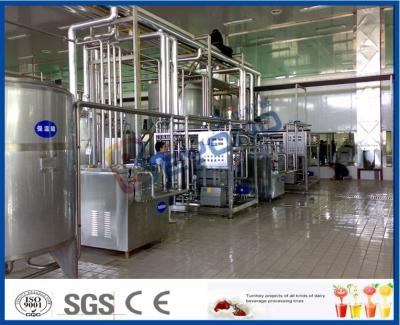 China 2000L/H Dairy Processing Plant With Homogenizer And Pasteurizer 3000-4000 Bottles/H for sale