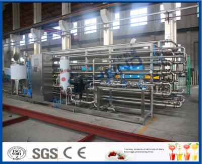 China Tubular UHT Sterilizer 1500-5000 L/H for High Viscosity Products HTST Pasteurization for sale
