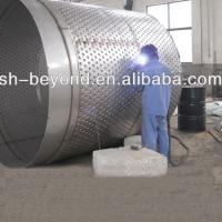 China Cylindrical Shape Pu Insulation 10000l Stainless Steel Wine Fermentation Tanks for sale