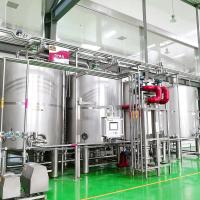 China 10000 Gallon CIP Cleaning System Stainless Steel Tank Split Type for sale