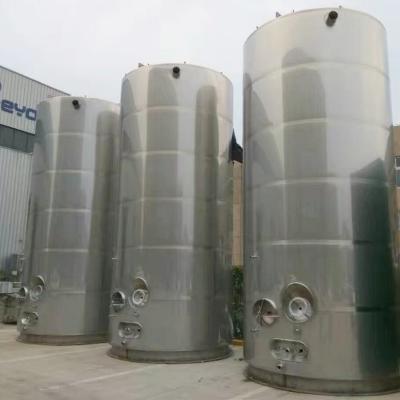 China Food Grade Stainless Steel Refrigerated Milk Silo Tank 50000L 100000L for sale