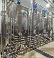China SUS 304 UHT Milk Processing Line 1000-100000LPH Capacity 12 Months Warranty for sale