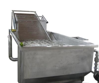 China Full Automatic Fruit Processing Bubble Washing Machine 3000x800x1200mm 2.2kw for sale